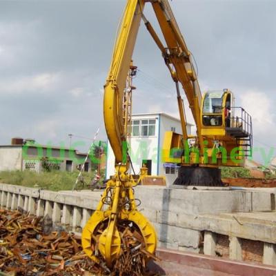 China Huisvuilpost 10Tm 3.2m Diepte Hydraulisch Crane Grab Bucket Te koop