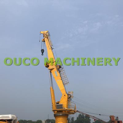 중국 1.5T36.6M 해양 신축붐 크레인을 페인트를 칠하는 C5M 수준 판매용