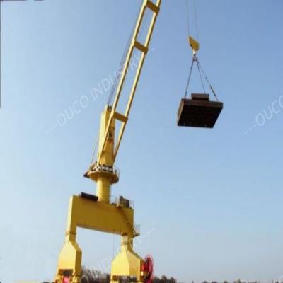 China Hohe Schiene der Lasts-20t 30m Marine Cranes Electric Port Mobile zu verkaufen