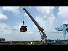20T 17M Einzigartiger Steifbaum Marine Hydraulikkranich Robuste Hebekapazität