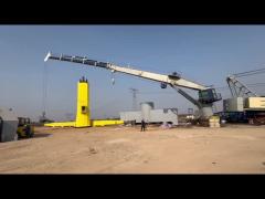 OUCO 3T40M Telescopic Boom Offshore Crane per piattaforme di petrolio e gas
