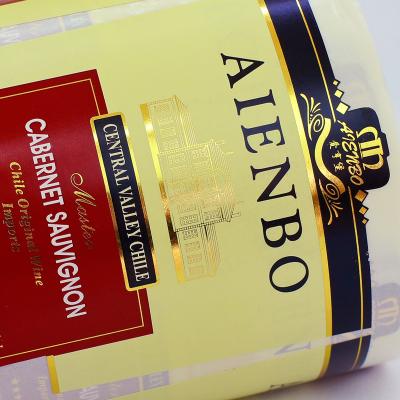 Cina Il buon autoadesivo del vino della viscosità identifica la stampa adesiva su ordinazione dell'autoadesivo in vendita