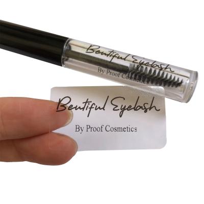 Cina Ciglio che imballa gli autoadesivi dell'etichetta del rossetto dell'etichetta privata 0.05mm 0.07mm in vendita
