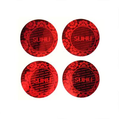 China Van de de Stickerdruk van het veiligheids 3D Hologram Douane Transparant Logo Stickers Te koop