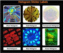 China O OEM personalizou o projeto livre impresso feito sob encomenda das etiquetas do holograma à venda