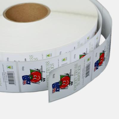 China Private Printed Packaging Rolls Adhesive Paper Glass Jar Labels for sale
