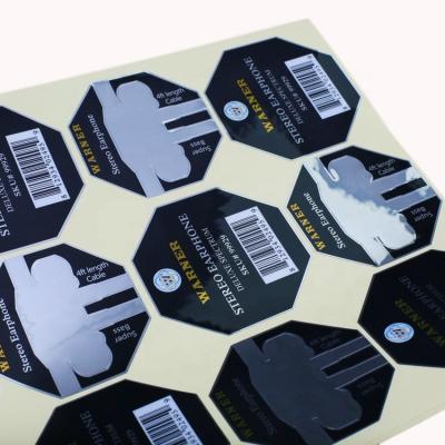 Cina Etichetta di Customized Electrical Warning del produttore che stampa il rotolo dell'autoadesivo dell'etichetta del bopp del PVC pp dell'animale domestico in vendita