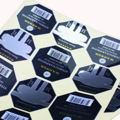 Cina Etichetta di Customized Electrical Warning del produttore che stampa il rotolo dell'autoadesivo dell'etichetta del bopp del PVC pp dell'animale domestico in vendita
