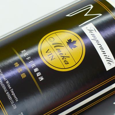 Cina FDA ha personalizzato l'autoadesivo Logo Labels che autoadesivo dell'etichetta del vino l'OEM accetta in vendita