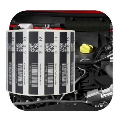 Cina Alta qualità che stampa la st su ordinazione dell'automobile della batteria dell'autoadesivo dell'automobile dell'etichetta del creatore di specificazione automobilistica su ordinazione automobilistica della batteria in vendita
