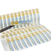 China Glossy Custom Laminated Stickers Waterproof For Batteries Electronics for sale