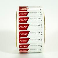 China Hangte Printed Barcode Labels Adhesive Paper Thermal Sticker Roll for sale