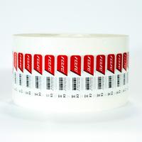 China Hangte Printed Barcode Labels Adhesive Paper Thermal Sticker Roll for sale