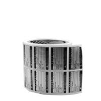 China Custom Printed Barcode Labels Waterproof Product Label Stickers for sale
