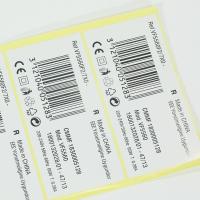 China Self Adhesive Barcode Label Sticker A4 Size Paper Custom Printing for sale