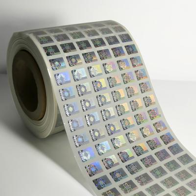 Cina Logo personalizzato che fa le etichette adesive dell'ologramma Stampaggio a caldo del cartone in vendita