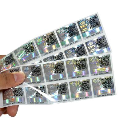 中国 より速い配達の通し番号QRコード ホログラムのステッカーのラベル 販売のため