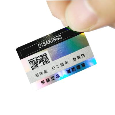 Cina Adesivo ologramma adesivo logo personalizzato Stampa olografica in vinile in vendita