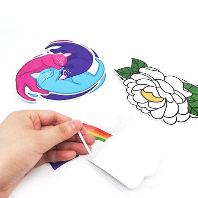 Cina Stampa adesiva fustellata personalizzata con ologramma Decorazione in carta vinilica impermeabile durevole in vendita
