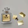Cina Profumo Metallo Personalizzato Oro Etichetta Privata Marchio Alluminio Metallo Logo Adesivo in vendita
