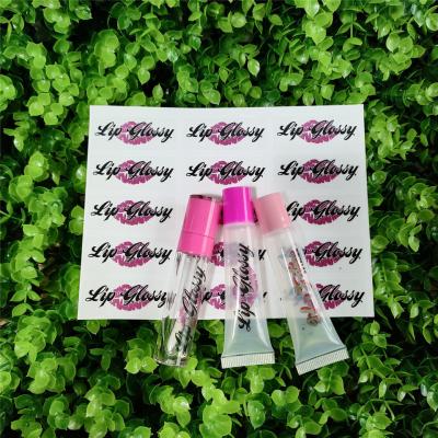 Cina Palette di ombretti Stampa personalizzata Adesivi privati ​​Lucidalabbra Rossetto Cosmetici Etichetta in vendita