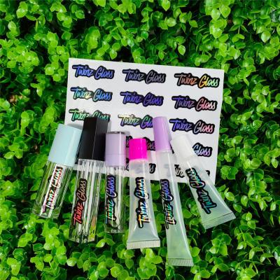 Cina Palette di ombretti Stampa personalizzata Adesivi privati ​​Lucidalabbra Rossetto Cosmetici Etichetta in vendita