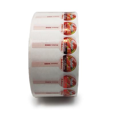 Cina Adesivo per sigilli alimentari a prova di manomissione Bottiglia adesiva personalizzata impermeabile in vendita