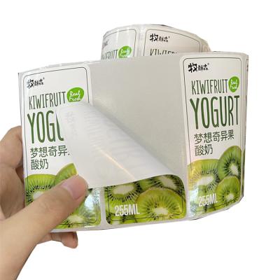 Cina Stampa di etichette adesive per alimenti surgelati autoadesivi per congelatore per l'imballaggio di gelati in vendita