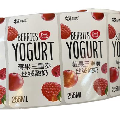 Cina Stampa di etichette adesive per alimenti surgelati autoadesivi per congelatore per l'imballaggio di gelati in vendita