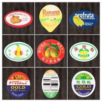China Customized Packaging Food Fruit Vegetable Label Waterproof Adhesive for sale