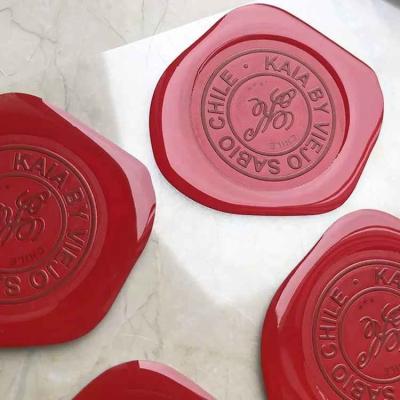 China Custom 3D Clear Sticker Epoxy Resin Wine Perfume Cosmetic Label zu verkaufen