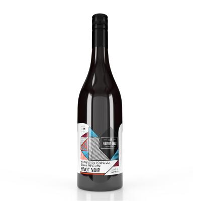 Cina L'autoadesivo adesivo su ordinazione della bottiglia di vino identifica l'etichetta nera personale della bottiglia di vino in vendita