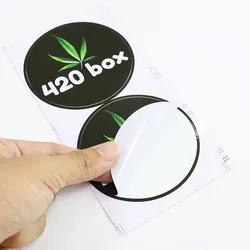 Cina Scatola che imballa gli autoadesivi d'imballaggio su ordinazione delle etichette per il cosmetico con il logo 500pcs in vendita