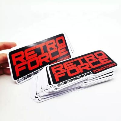 China Custom Make Waterproof Rainbow Die Cut Holographic Sticker Label For Laptop Car à venda