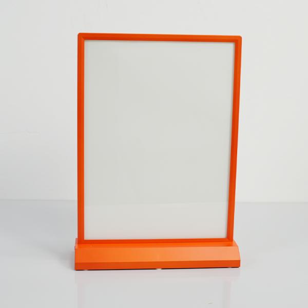 Quality Desktop Rechargeable Double Side Advertising LED Light Box Price List Menu Board for sale