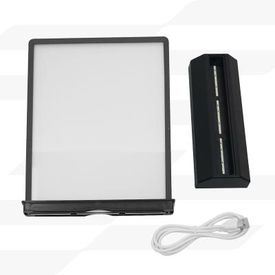 China A4 A5 Rechargeable Double Sided LED Advertising Light Box Bar Super Slim Tabletop LED LightBox for sale