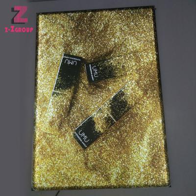 Quality Textile LED Lighting Box Fabric Standing Pillar Free Standing LED Backlit Light for sale