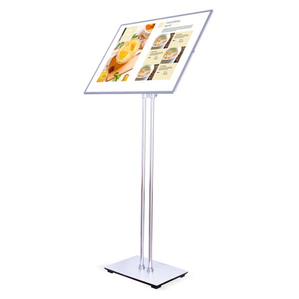 Quality 10mm Tempered Glass Lightbox Advertising Display For Mall Restaurant for sale