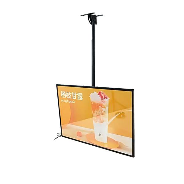 Quality Lightweight Ultra Thin LED Light Box , LED Slim Lightbox For Indoor Menu Signage for sale