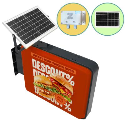 China Outdoor Solar LED Light Box 10W 12W 15W 20W Solar Powered Illuminated Lightbox for sale