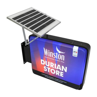 Quality Outdoor Solar Powered Light Box , LED Acrylic Light Box Advertising Display for sale