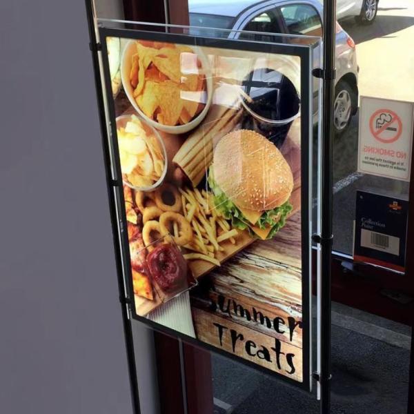 Quality Crystal Light Box Slim Acrylic LED Light Box Signage For Advertising Display for sale