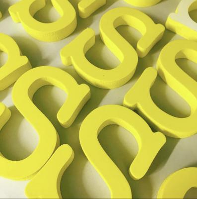 China 3D Flat Cut Letters PVC Foam Board Advertisement Signage Display Plastic Letters Signs for sale