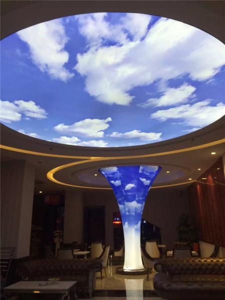 Quality Personalized Custom Light Box Signs Cylindrical Pillar Round Column LED for sale