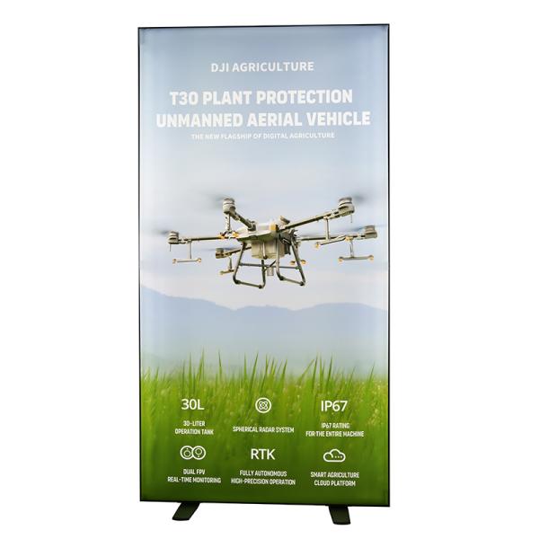 Quality Double Side SEG Fabric Lightbox Custom Slim Free Standing Light Box For for sale
