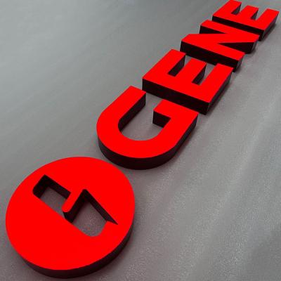 China Custom 3D Acrylic LED Channel Letter Front Lit Illuminated Sign For Commercial Storefront Branding for sale