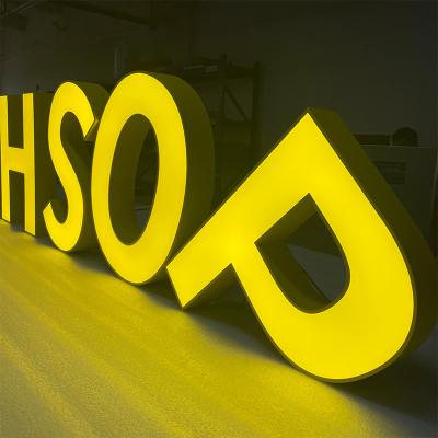 China Custom Large 3D LED Acrylic Channel Letters for Retail Storefront & Event Display for sale