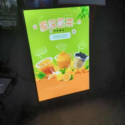 China Ultra-thin LED Snap Frame Light Box A4–A1 — Tempered Glass, Aluminum, 10mm for sale