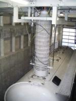 China JLSG Telescopic Chute Bulk Material Unloading System 50-1000 T/H Capacity with 7000mm Length for sale