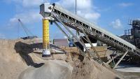 China JLSG Telescopic Chute Bulk Material Unloading System 50-1000 T/H Capacity with 7000mm Length for sale